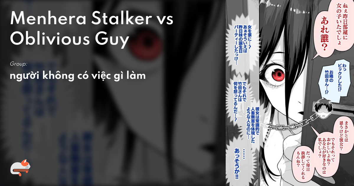Menhera Stalker vs Oblivious Guy - Oneshot - SuicaoDex